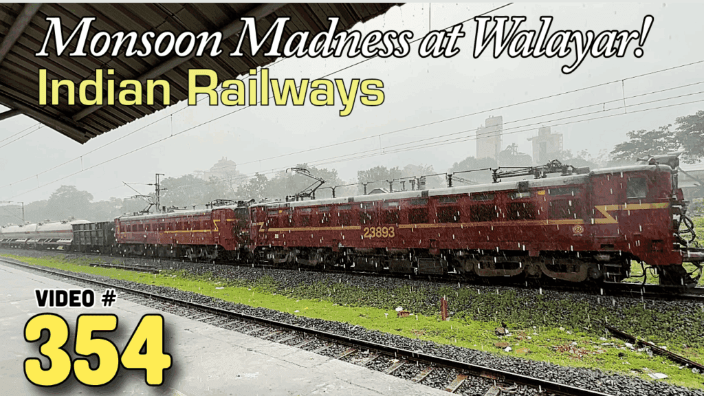 Monsoon Magic At Walayar Railway Station I Caught Some RARE Trains ...